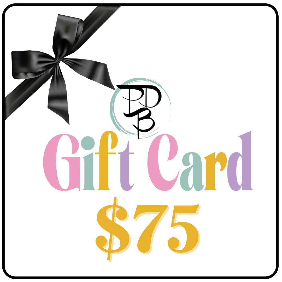 GIFT CARD $75 – PDB CREATIVE STUDIO